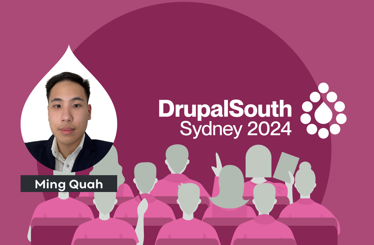 Ming Quah at DrupalSouth 2024 | Salsa Digital