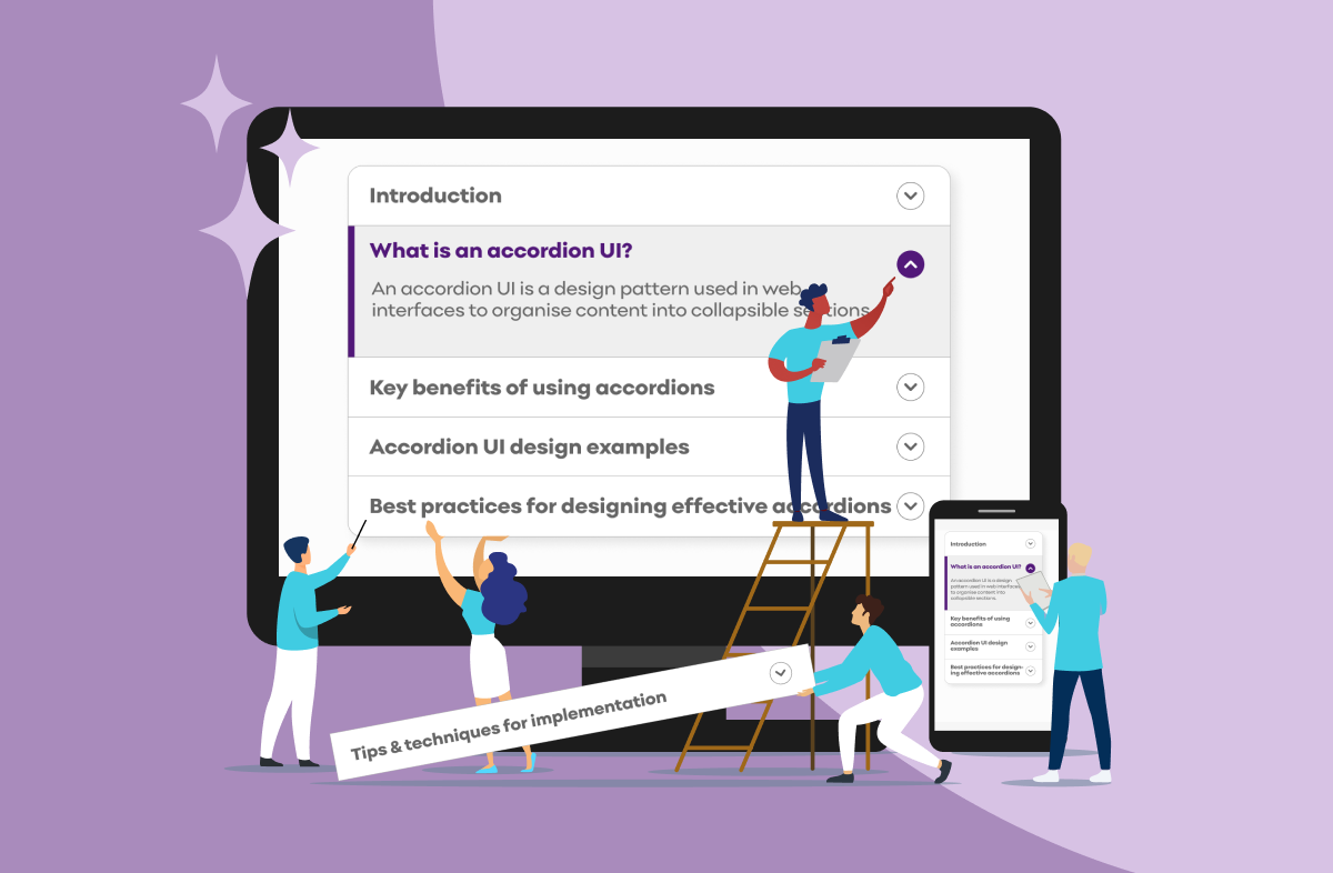 Accordion UI design examples: inspiration, tips, and best practices ...